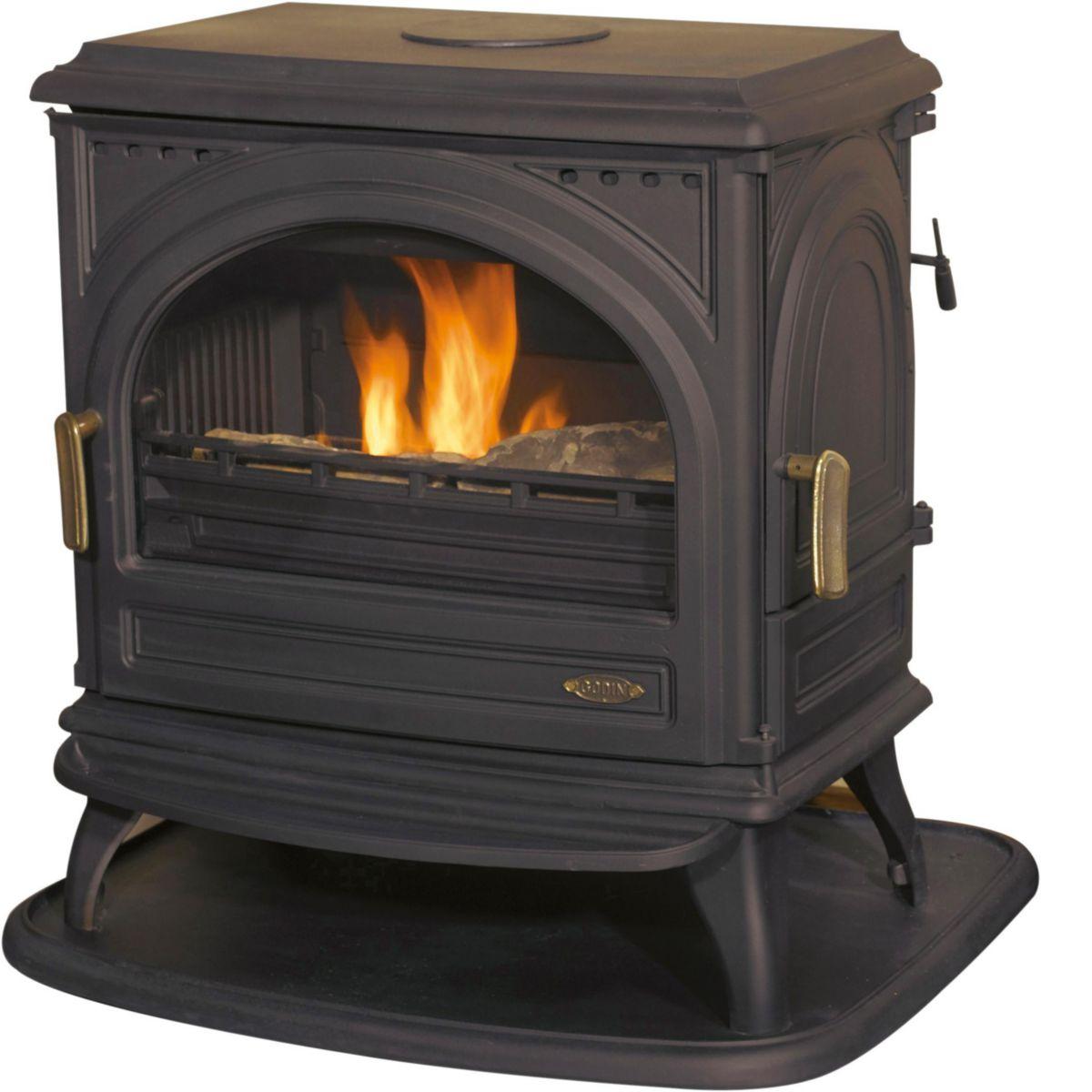 Poêle à bois Godin LE PETIT CARVIN – Anthracite – Landry AVI